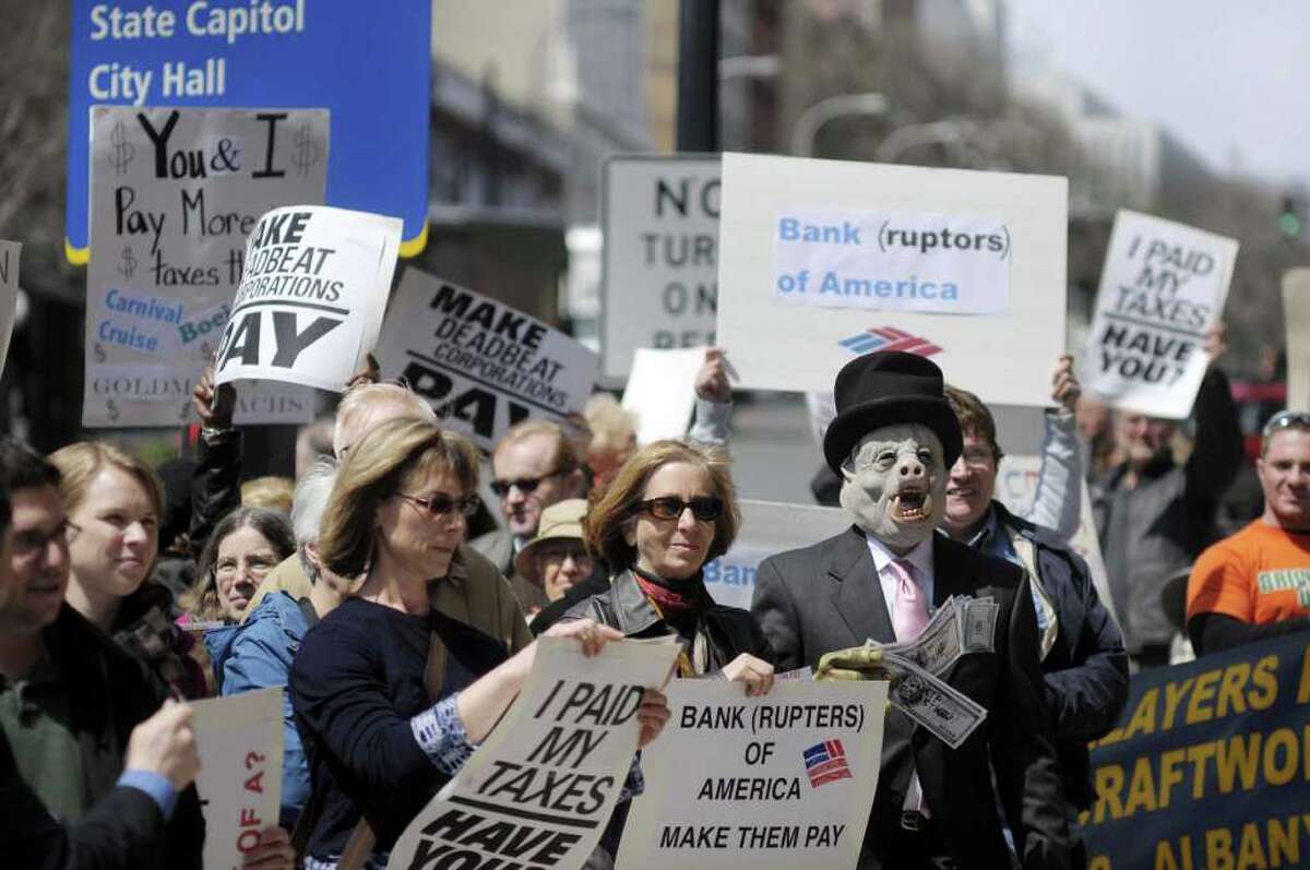 Photos: Tax day protest