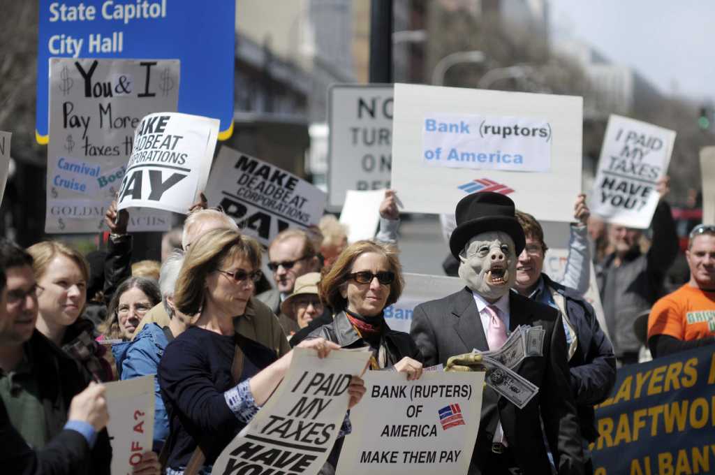 Photos: Tax day protest