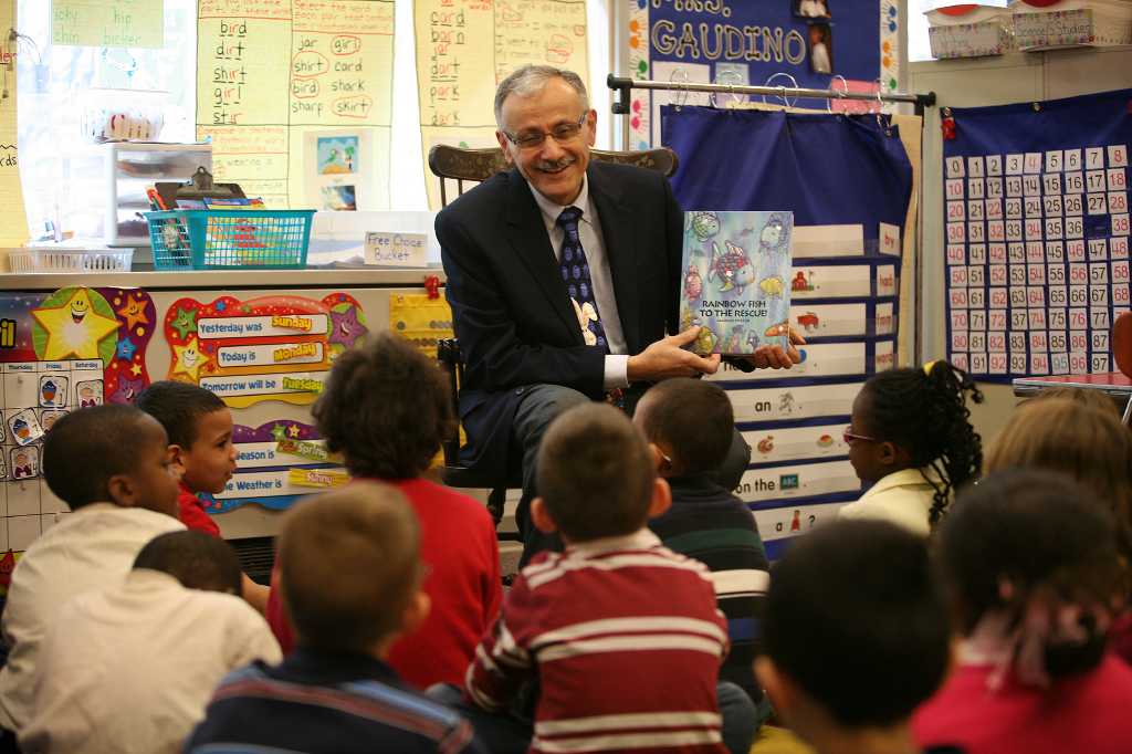 'Mr. D' at the top of his class