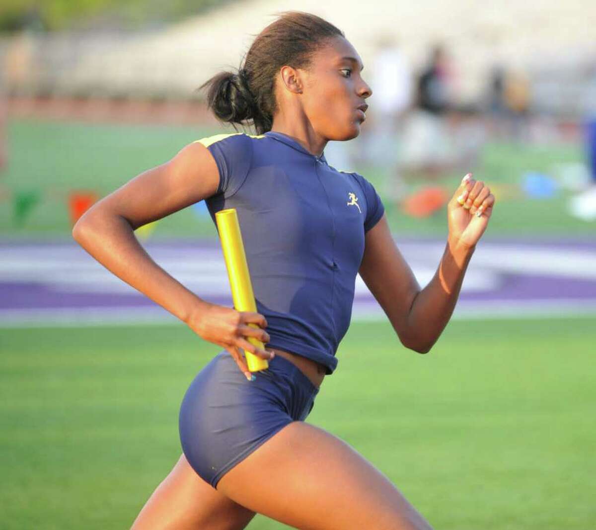 Local track and field athletes competing in this week's state meet