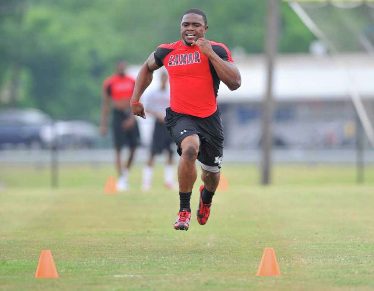 NFL scouts visit Lamar football players