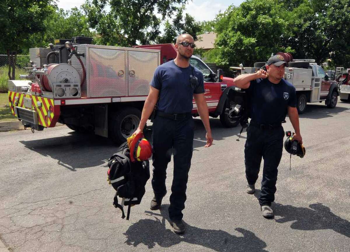 Firefighters welcome cooler weather