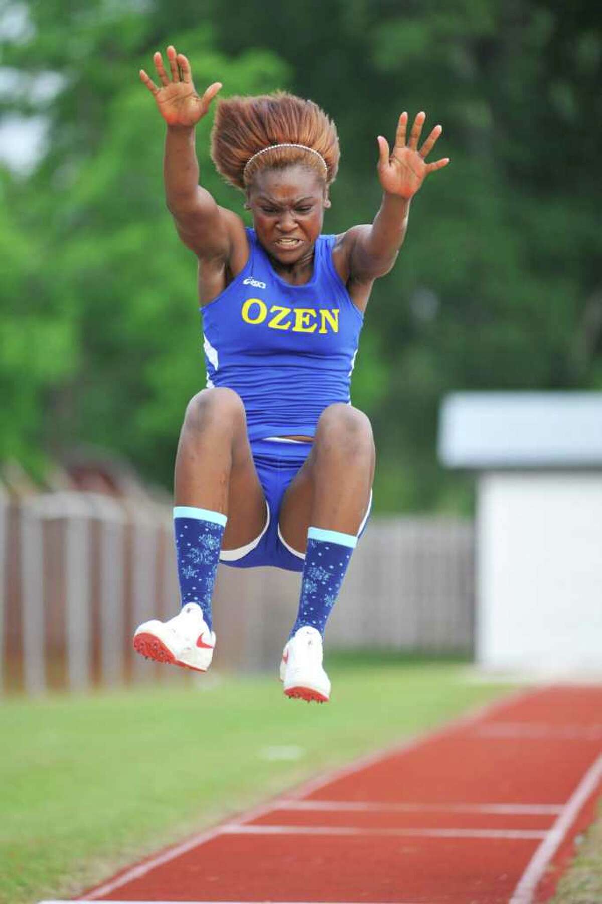 Local track and field athletes competing in this week's state meet