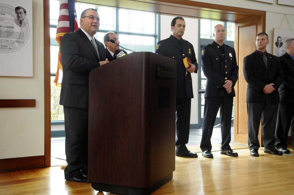 Photos: Troy promotes police