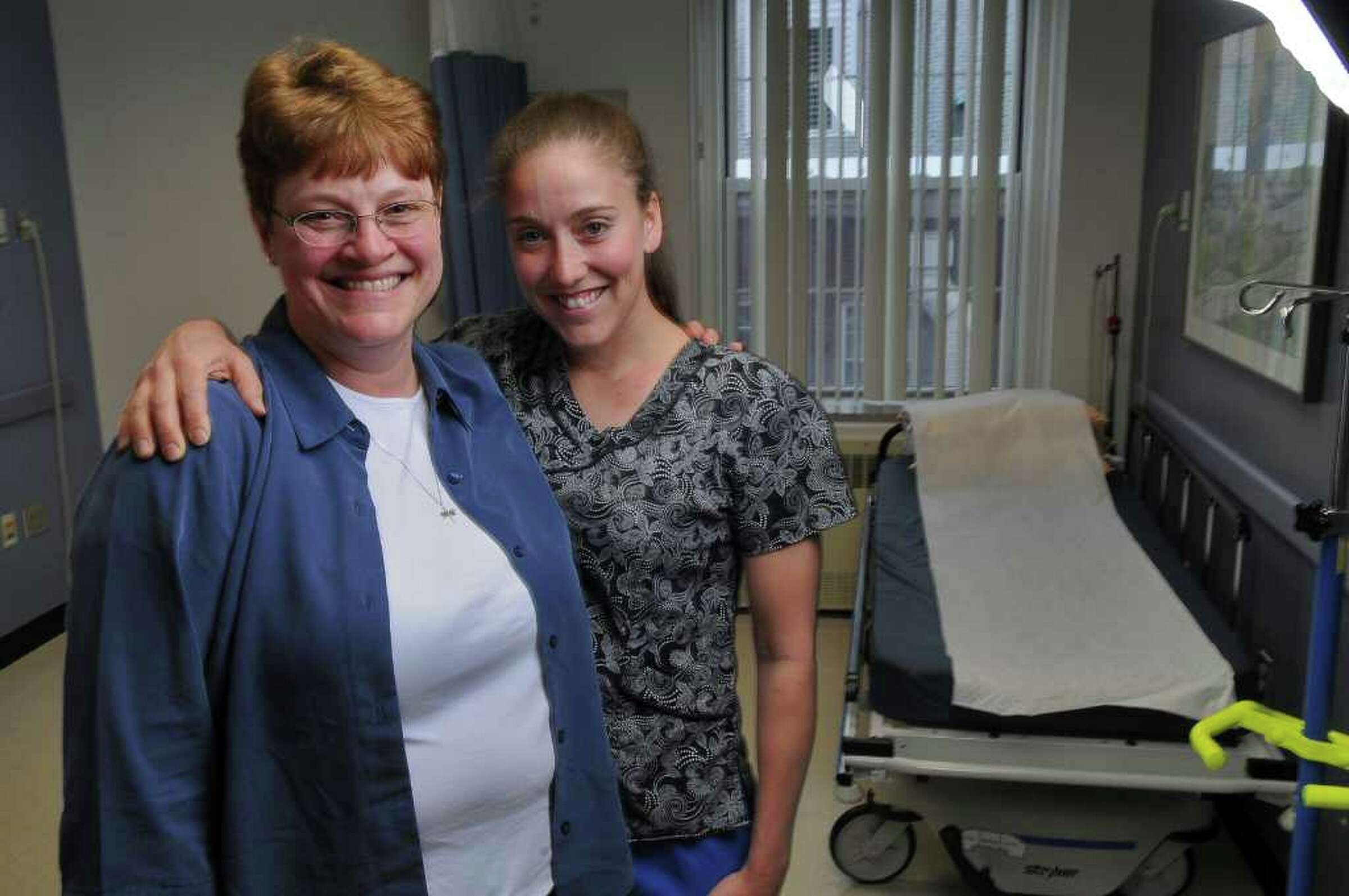 Grumpy patient, tender nurse