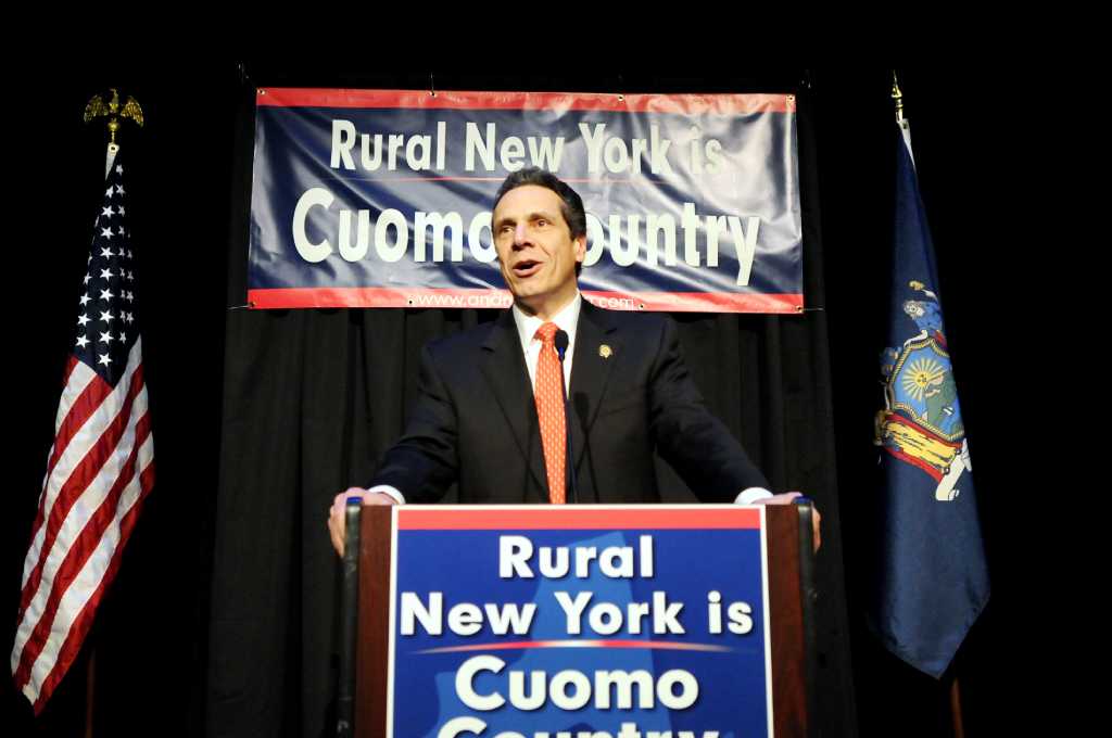 Cuomo talks jobs, tax cap vote
