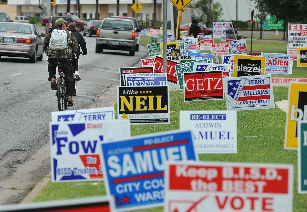 'Sign wars' heat up as Election Day nears