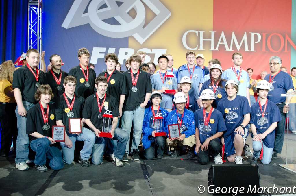 Staples robotics team 'wrecks' competition to take world title