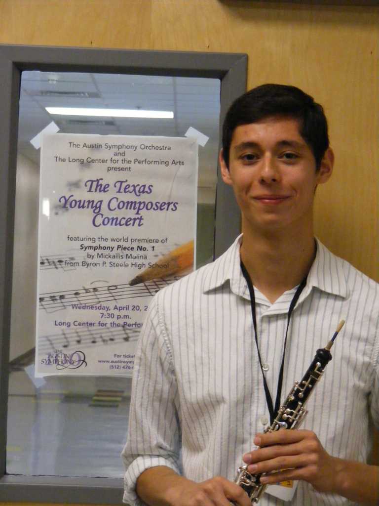 Steele student a budding composer