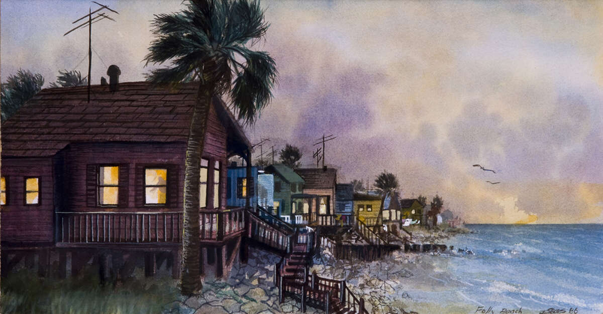 Joe Sears takes a curtain call as a painter