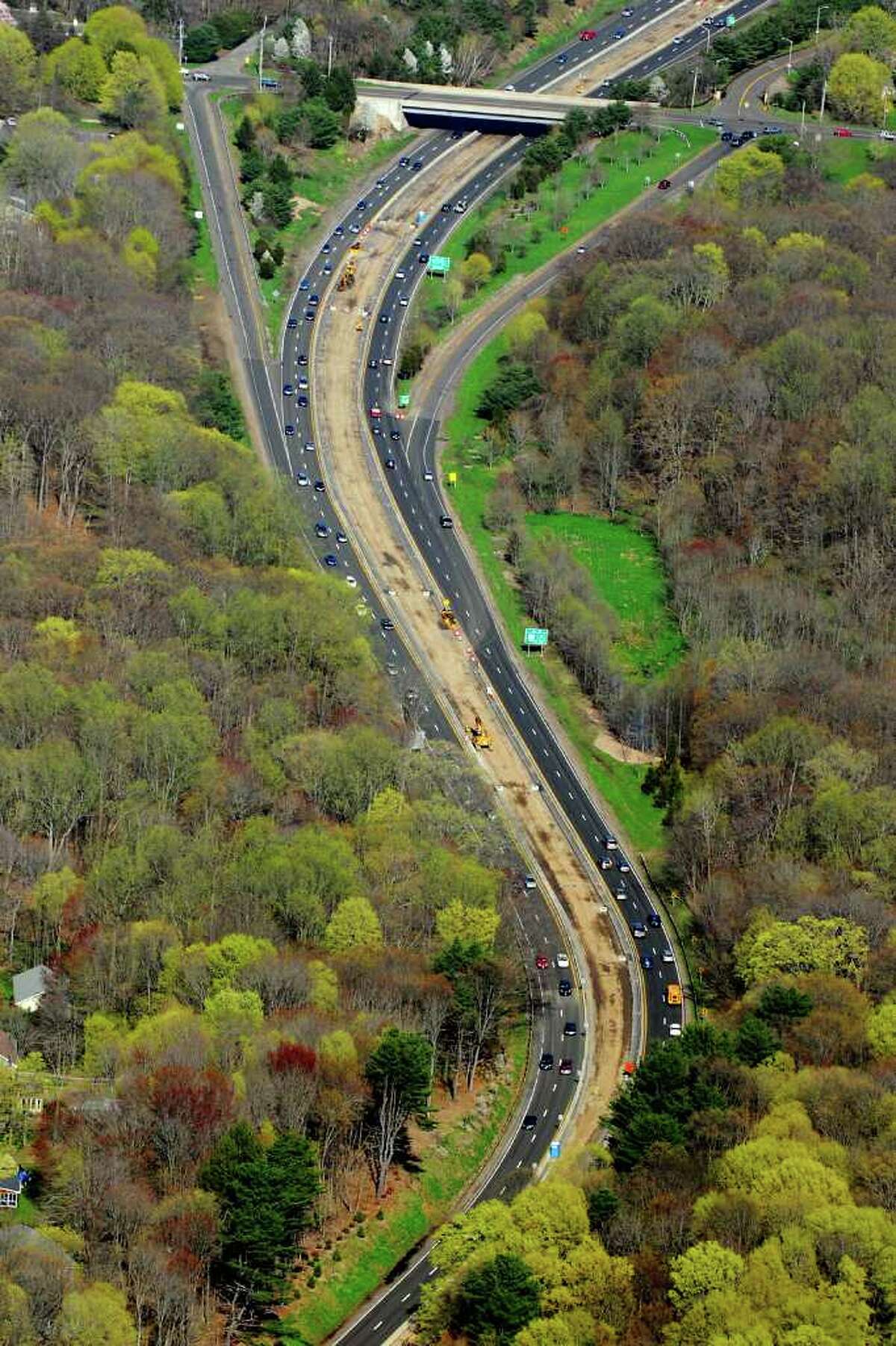 Merritt Parkway project on schedule, 14 months to go