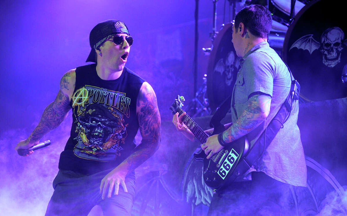Rock 'n' shock in Sevenfold show