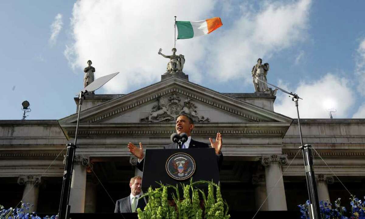 Obama 'home' in Ireland