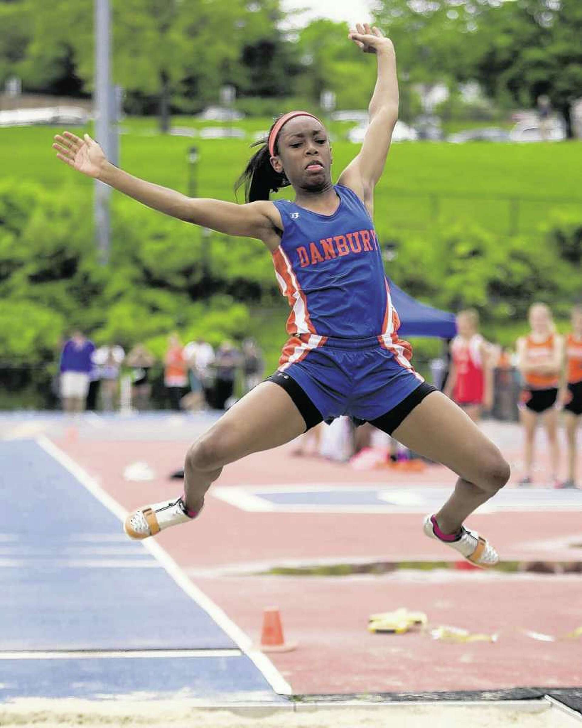 Danbury dominates at FCIAC championship meet