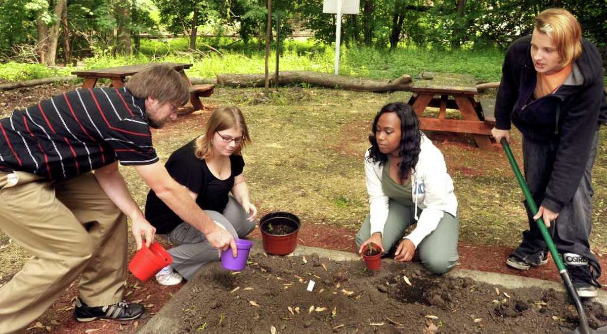 Danbury students convert trash heap into park