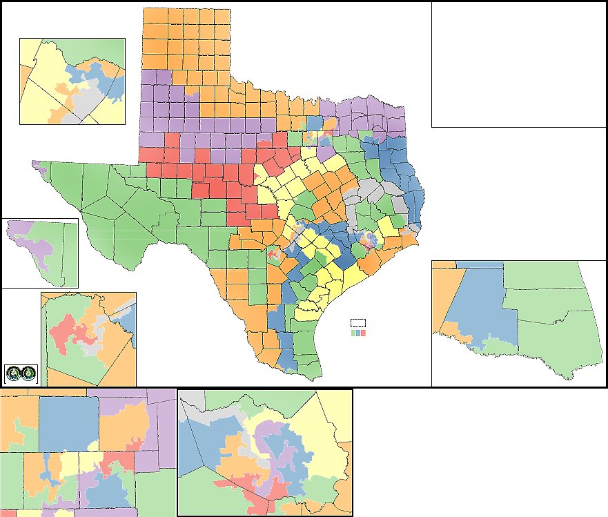 Southeast Texas would be sliced with new congressional redistricting map