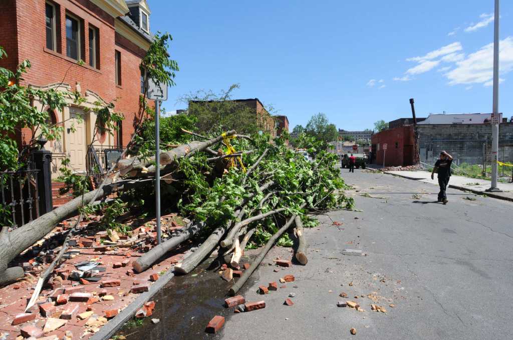 Springfield, Mass. storm damage