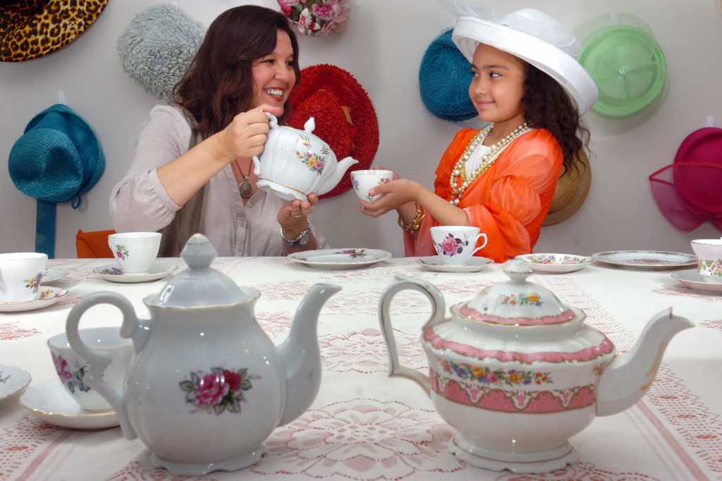 Teapot Parties in Trumbull, a fantasy playland for girls
