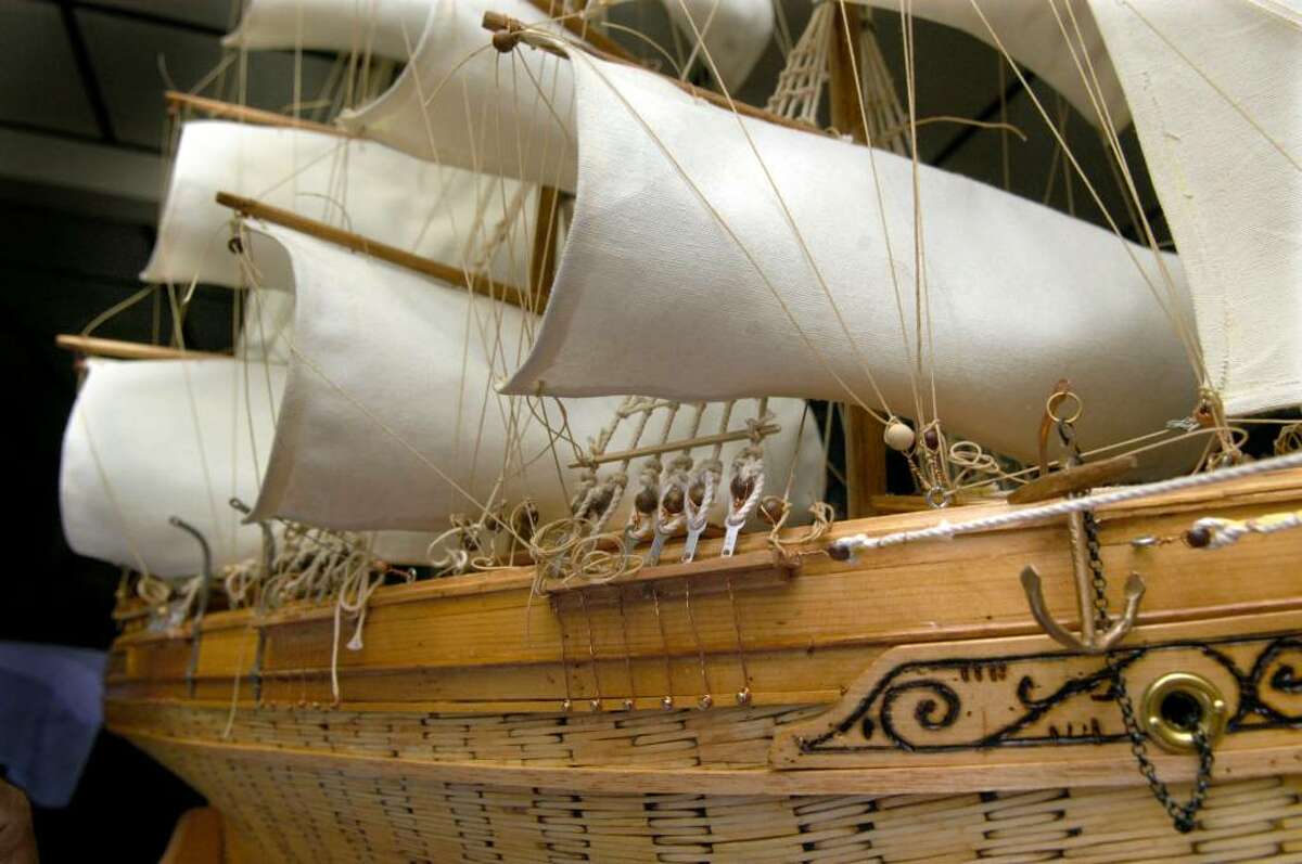 Shipbuilder Angelo Incorvaia creates intricate models by hand