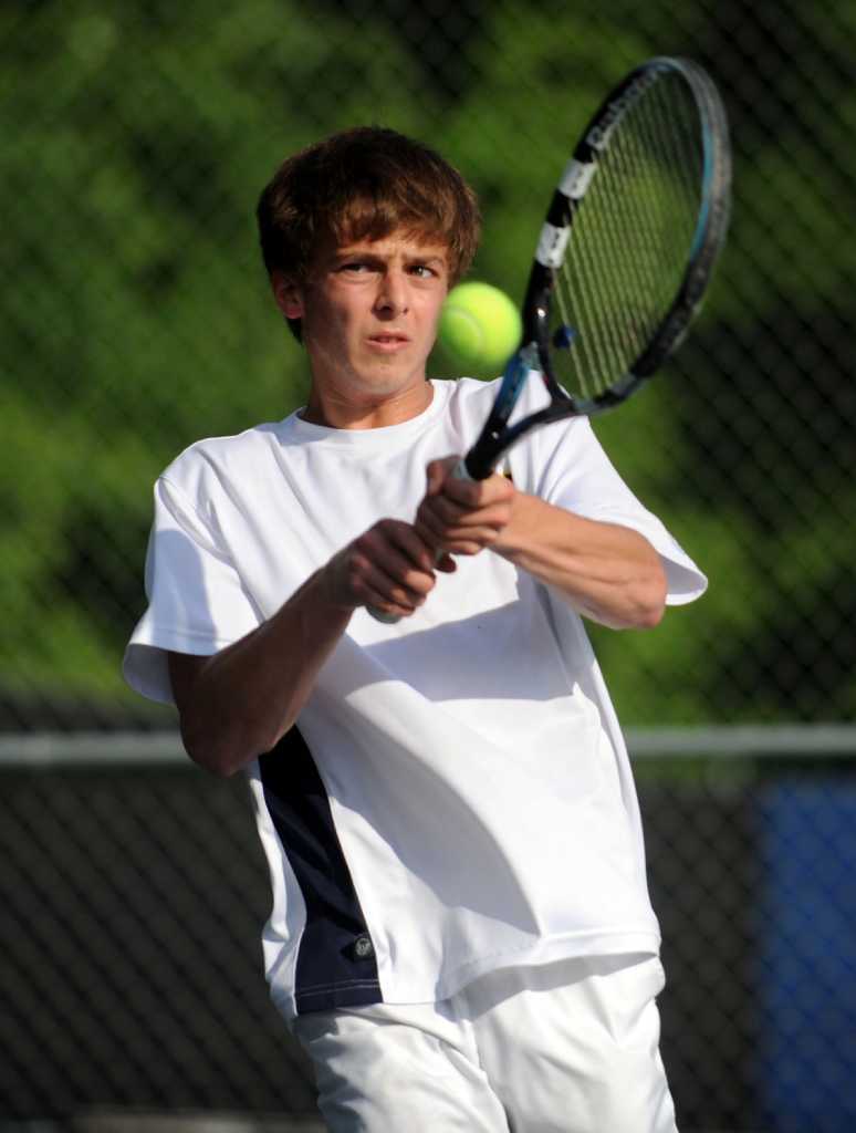 Balanced Trojans win 10th straight Class S tennis title