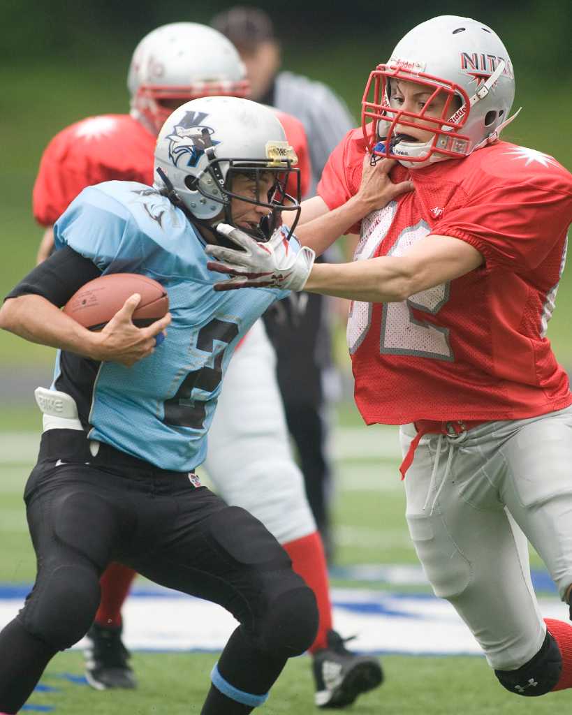 Northeastern Nitro women's football team drops regular-season finale