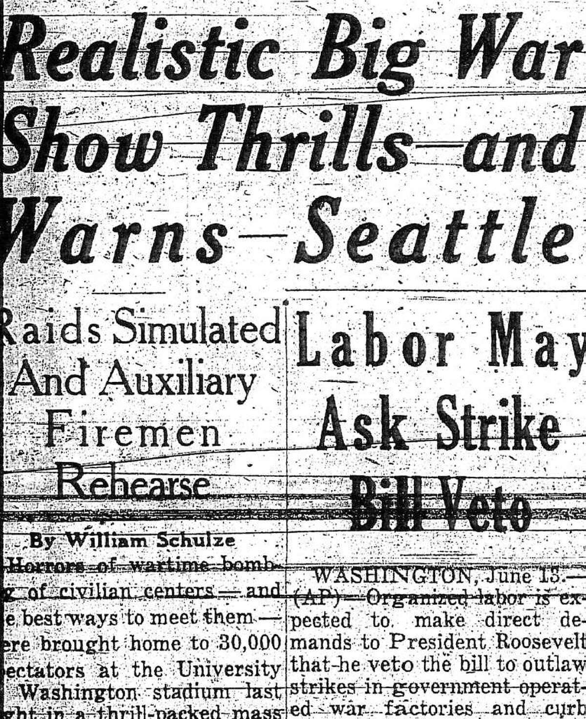 Seattle History: The Bombing of Seattle