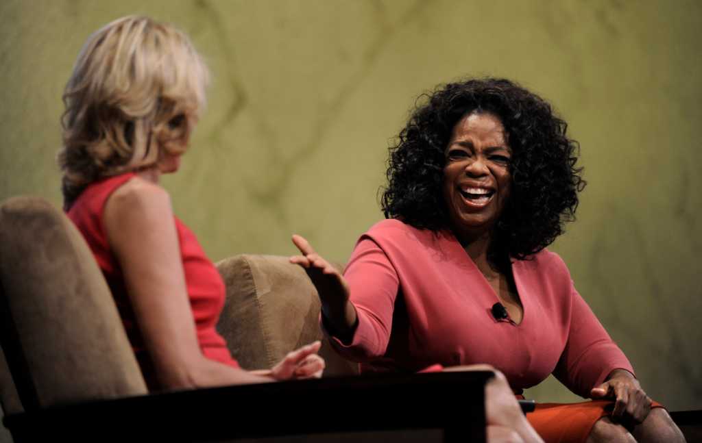 Winfrey says she's 'all in' at her cable network