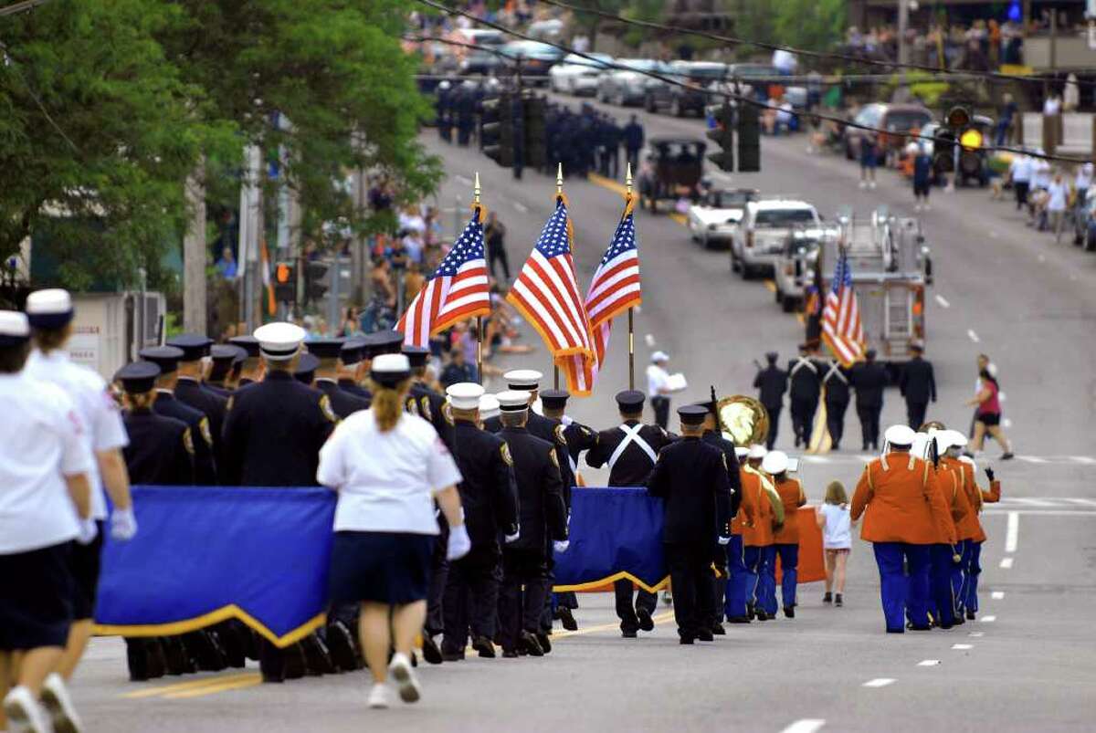 Photos: Firefighters parade through Lake George