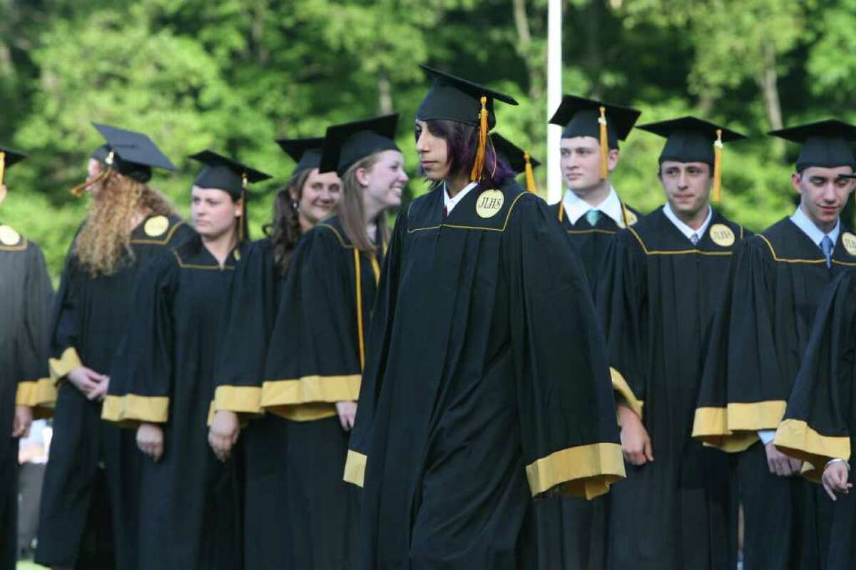 Jonathan Law High School graduation