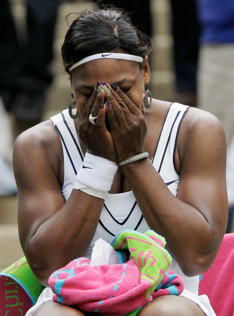 Serena is back a teary winner