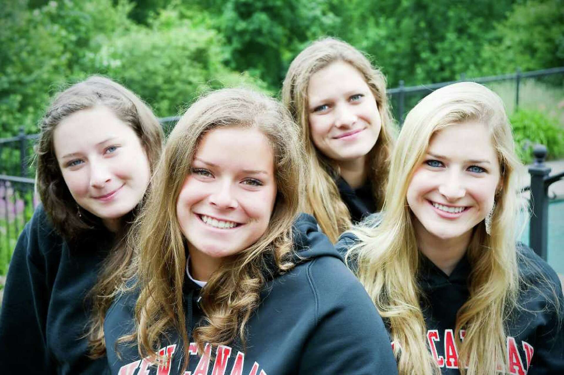 New Canaan's Rusch sisters rule the pool