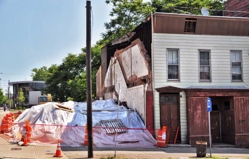 Will building's fall help a neighborhood's rise?
