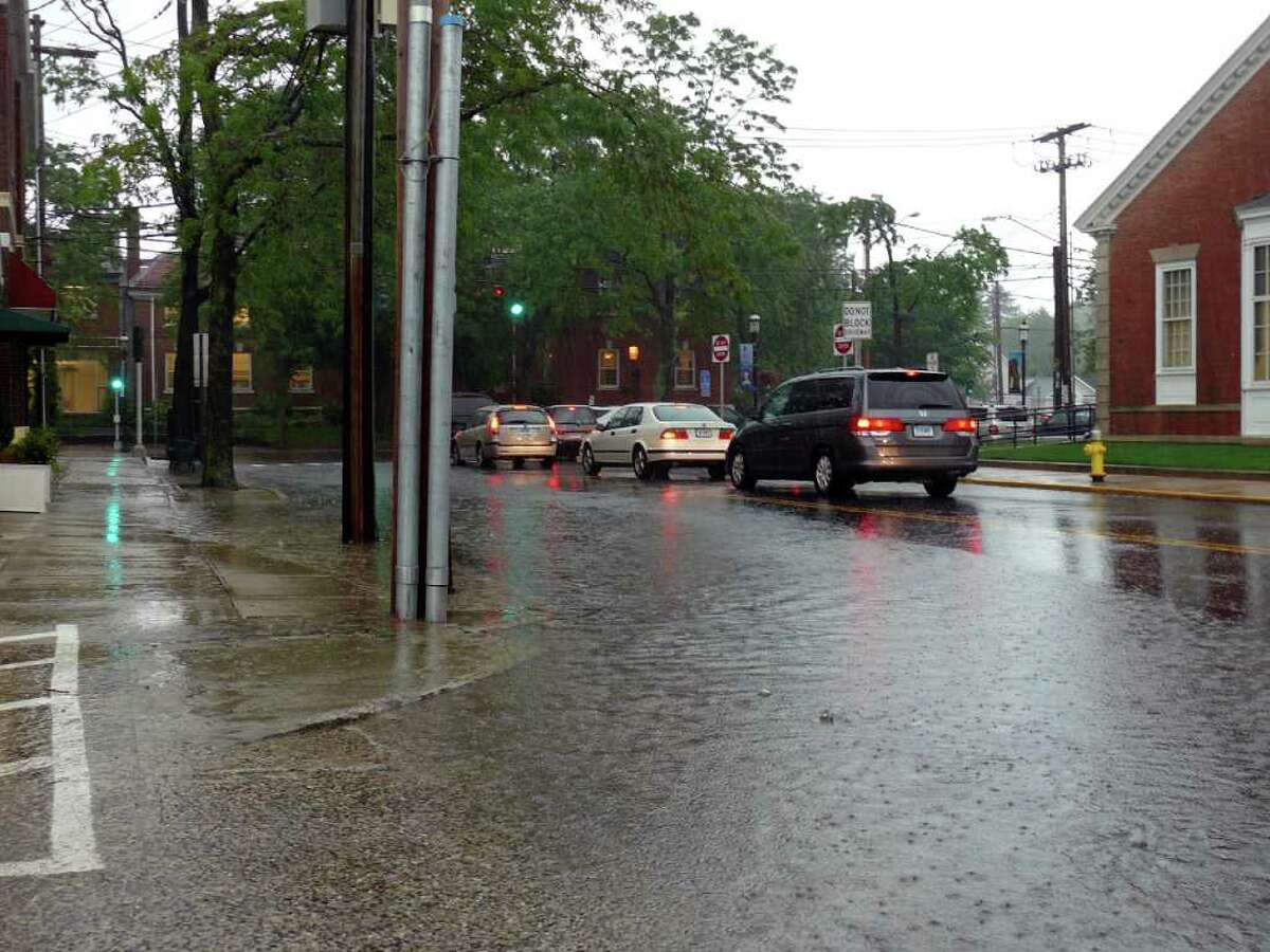 Heavy rains cause flooding in Danbury and throughout Fairfield County