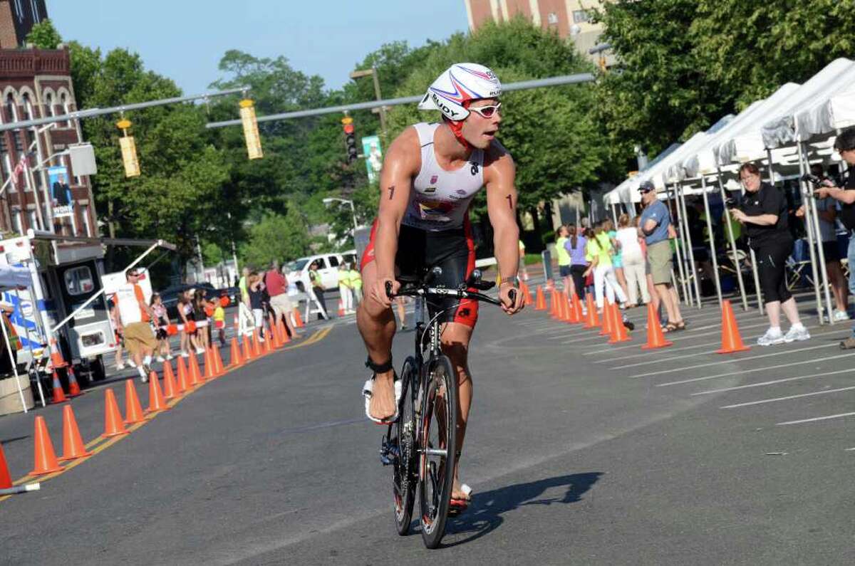 Triathletes compete to support kids