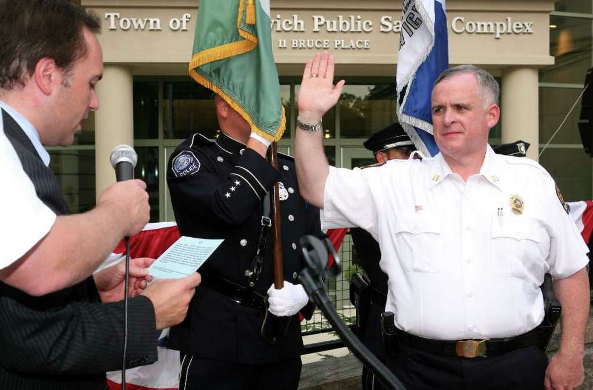 Greenwich resident sworn in as new deputy police chief