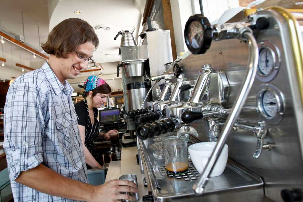 Revival Market's coffee bar is an example of grocery's push for local goods
