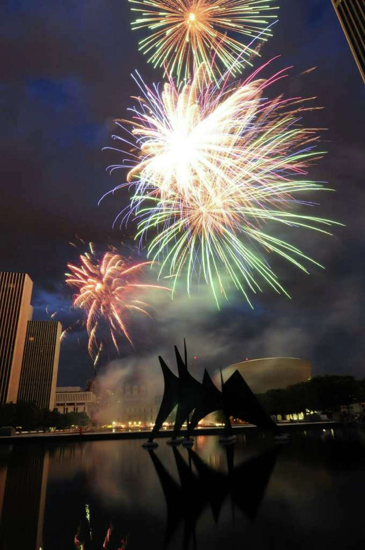 Photos: Empire State Plaza fireworks