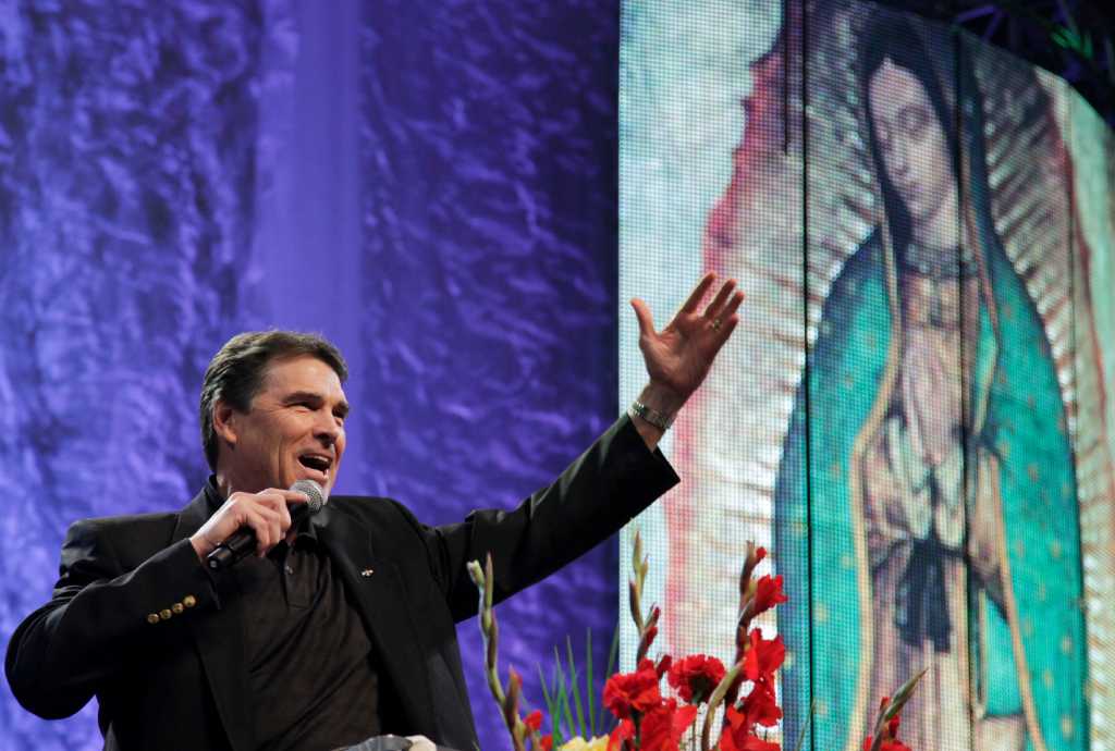 Perry's religious talk stirs debate