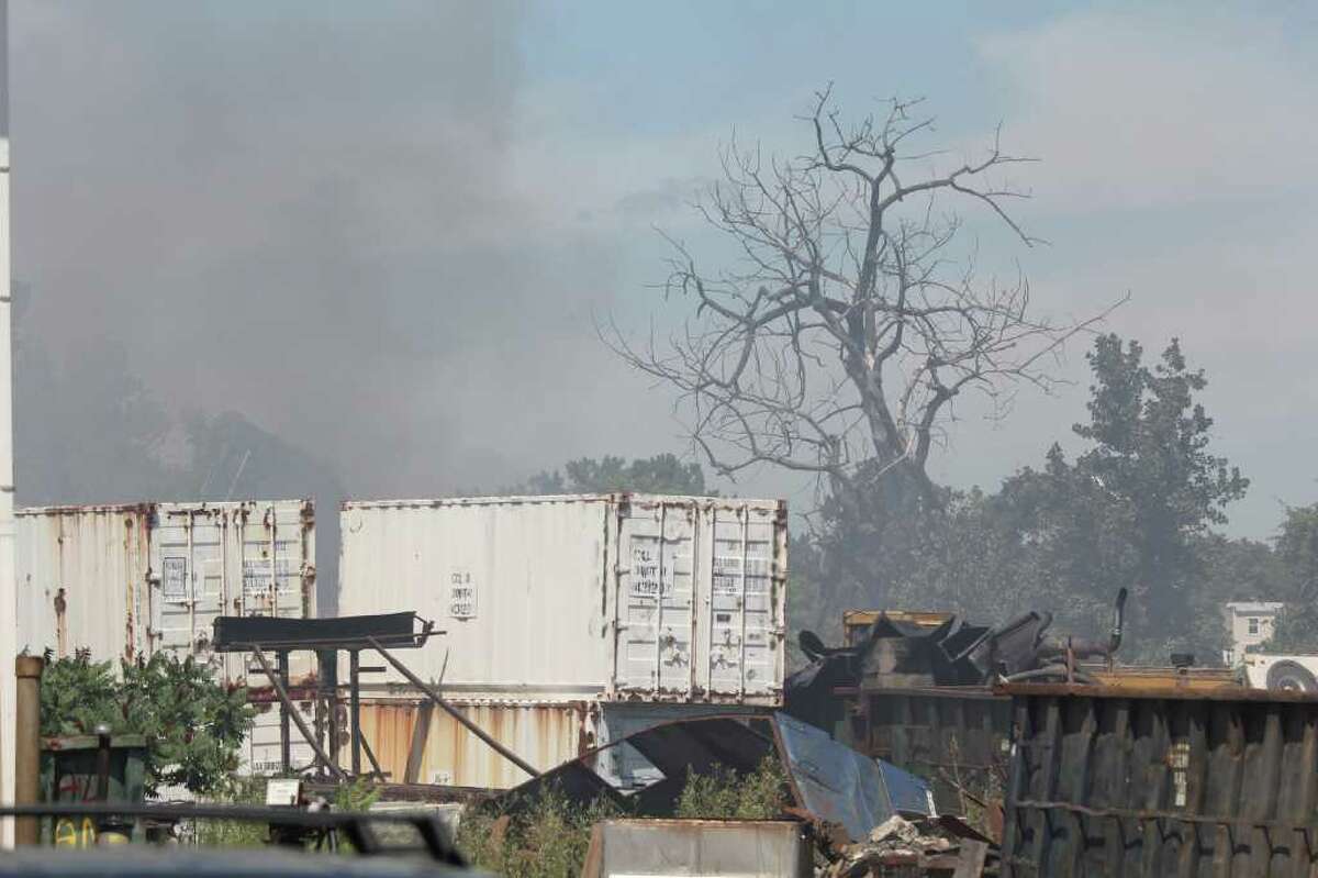 Fire hits Cohoes junkyard