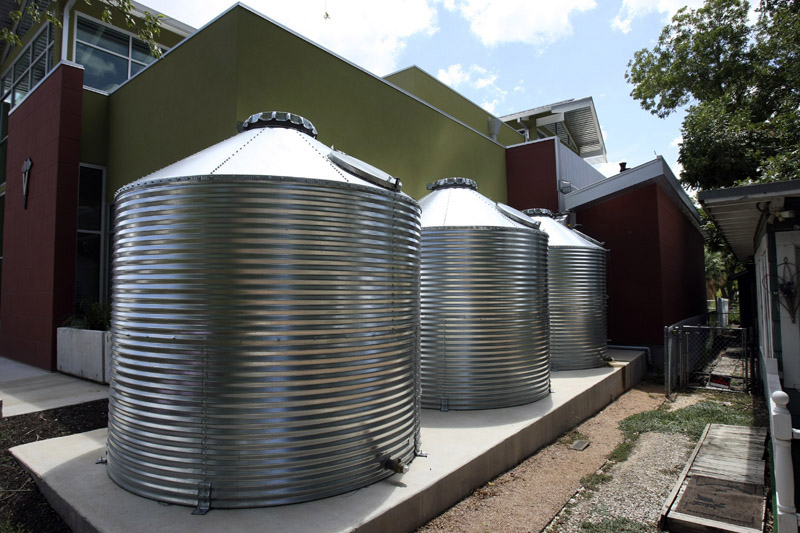 Rainwater collection making a splash as drought lingers