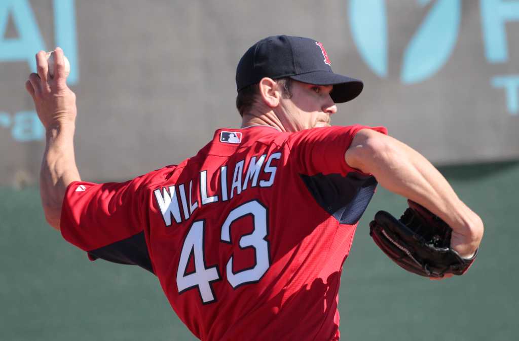 Buna grad Williams pitching for Red Sox