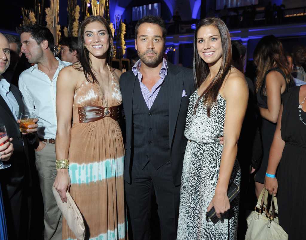 Soccer stars go glam