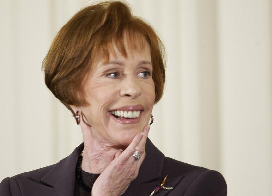 Carol Burnett revels in funny questions from the audience