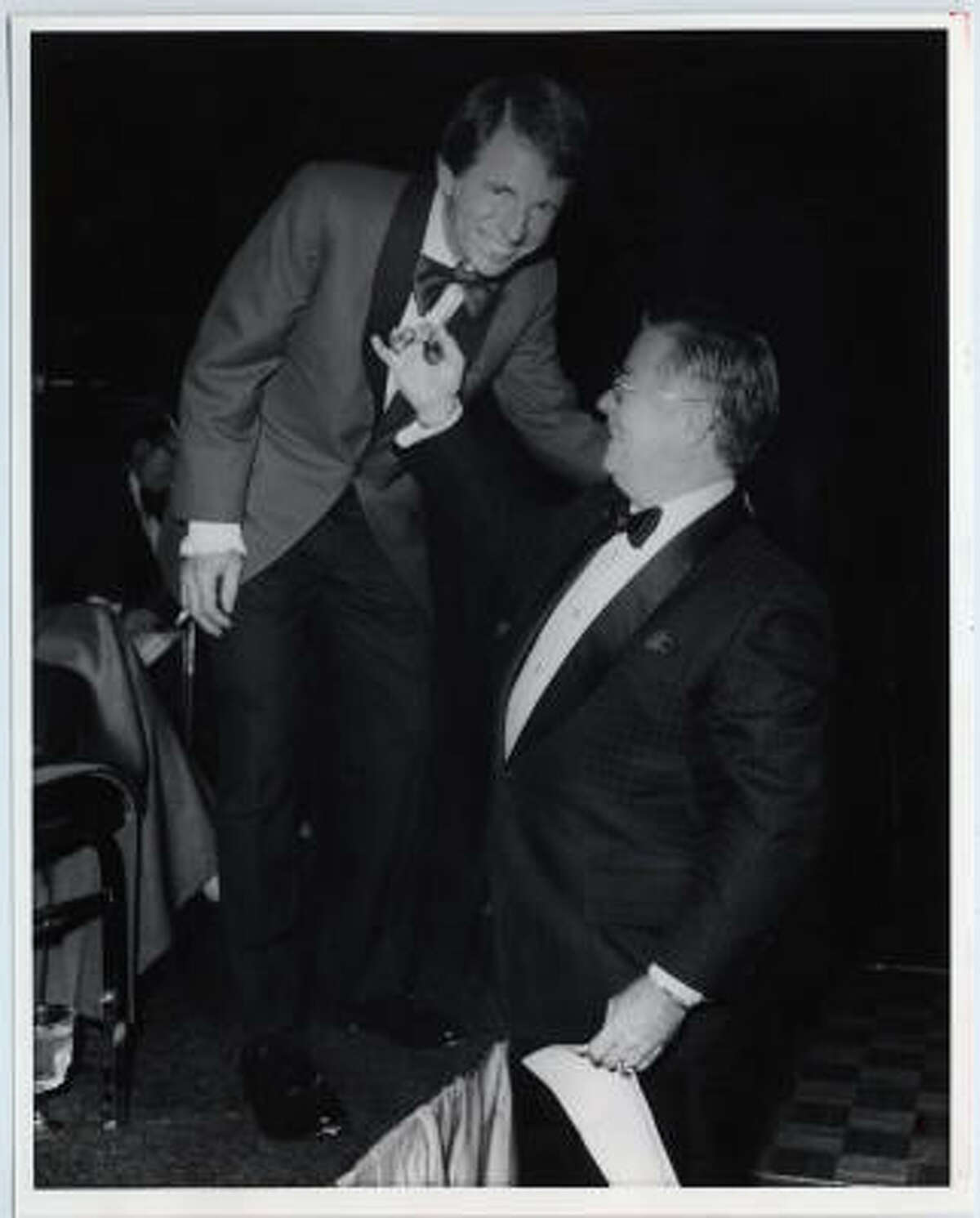 Bandleader Buddy Brock kept Houston entertained