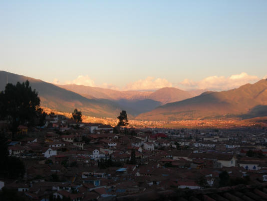 A city in the Andes