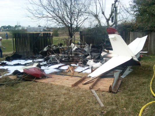 FAA investigating after fiery plane crash in Cypress yard