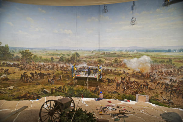 A 360-degree view of the battle