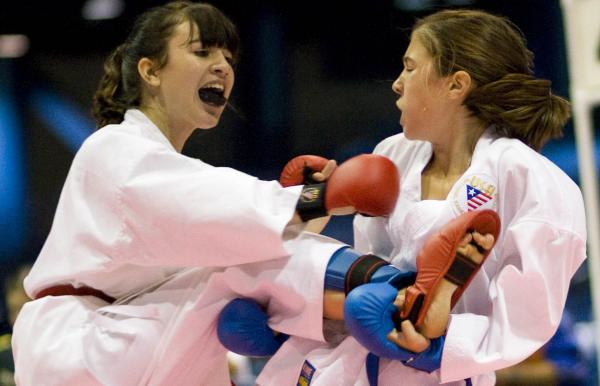 Dancing skills pay in karate for Swanson