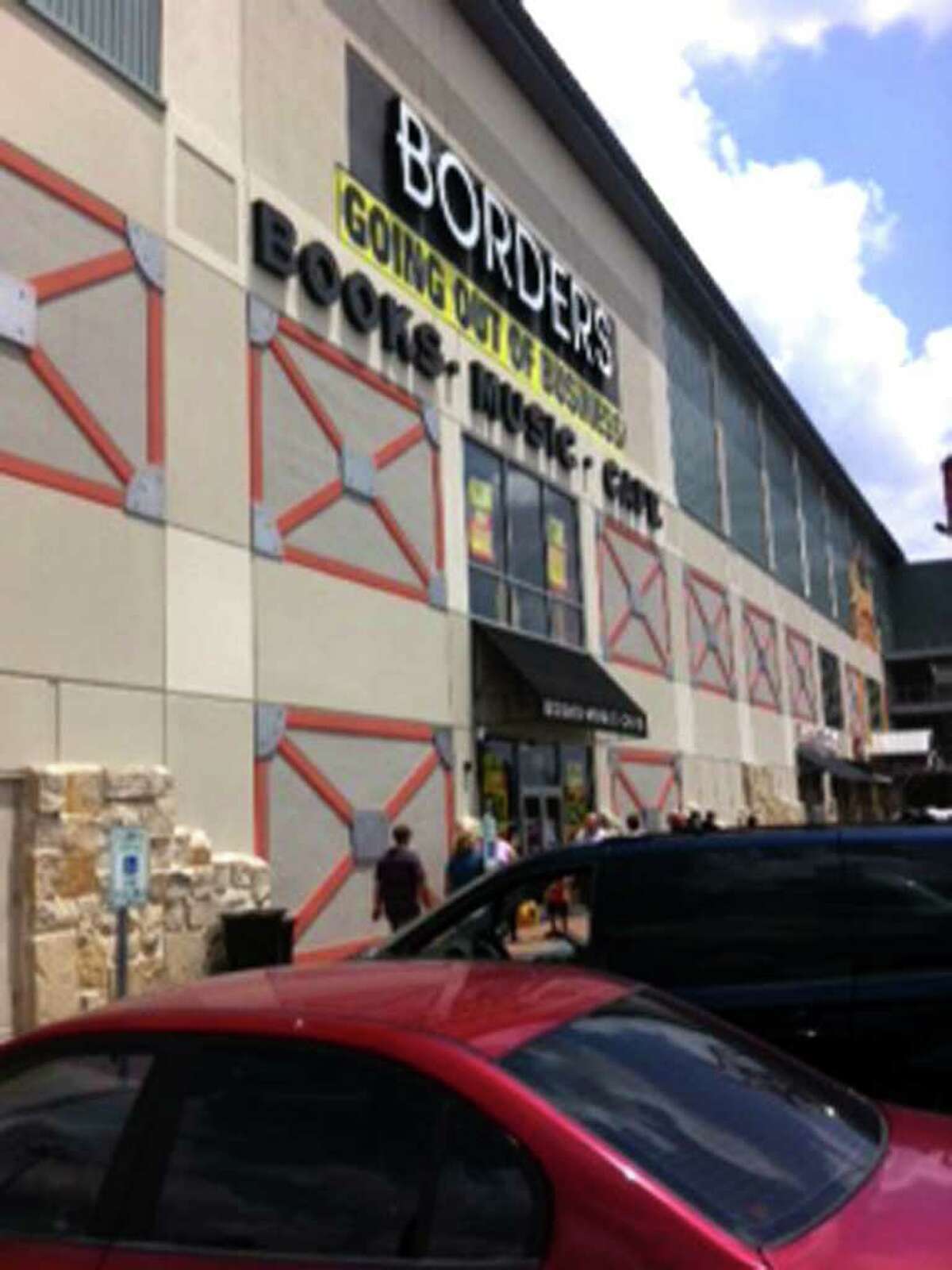 An upbeat snippet for Borders store