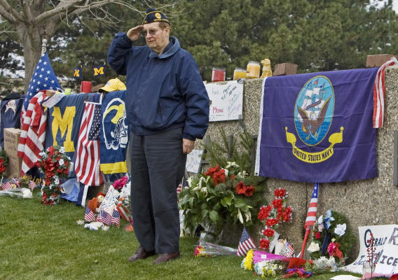 Gerald Ford returns to Washington one last time